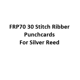 Silver Reed-Singer FRP70 30 Stitch Ribber Punchcards