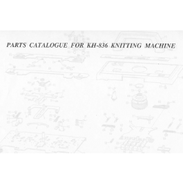 Brother KH836 Parts Manual