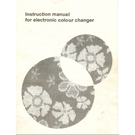 Brother KRC1000e Double Bed Color Changer User Guide