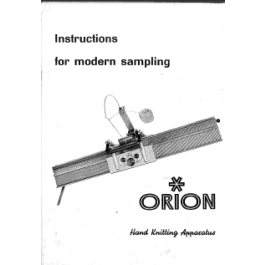 Orion Instructions for Modern Sampling
