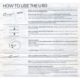Passap U80 Transfer Carriage User Manual