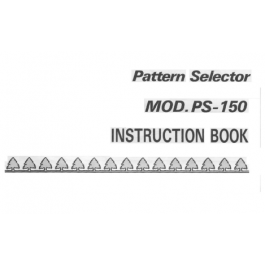 PS150 Needle Selector User Manual