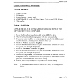 Silverlink Quick Start User Manual