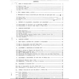 Singer 328 Knitting Machine Service Manual