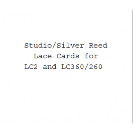 Studio-Silver Reed Lace Punchcards for LC2 and LC360-260