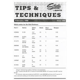 Studio Tips and Techniques Issue 30-Stitch Scales